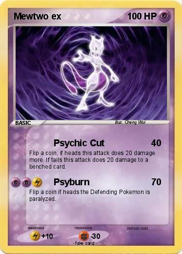 Pokémon Mewtwo ex 299 299 - Psychic Cut - My Pokemon Card