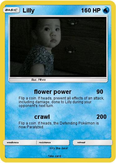 Pokémon Lilly 217 217 - flower power - My Pokemon Card