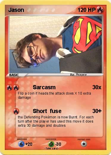 Pokémon Jason 1397 1397 - Sarcasm - My Pokemon Card