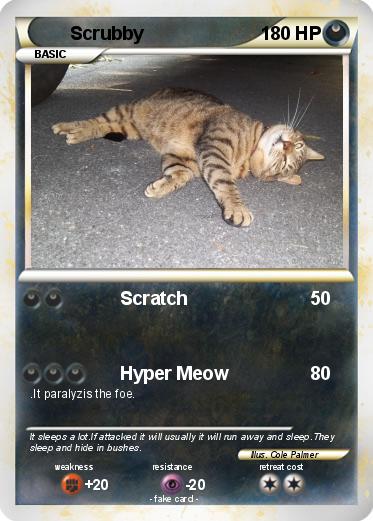 Pokémon Scrubby - Scratch - My Pokemon Card