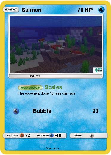 Pokémon Salmon 29 29 - Scales - My Pokemon Card