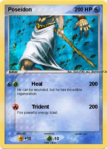 Pokémon Poseidon 634 634 - Heal - My Pokemon Card