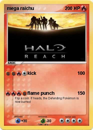 Pokémon mega raichu 13 13 - kick - My Pokemon Card