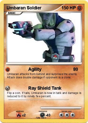 Pokémon Umbaran Soldier - Agility - My Pokemon Card