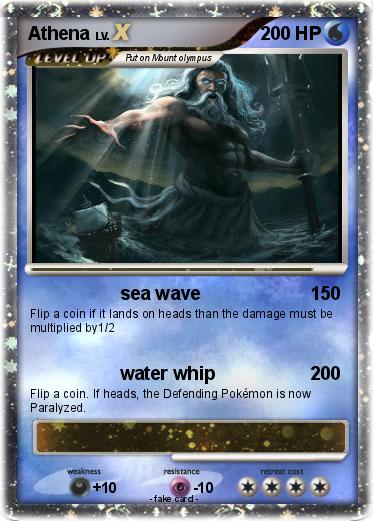 Pokémon Athena 199 199 - sea wave - My Pokemon Card