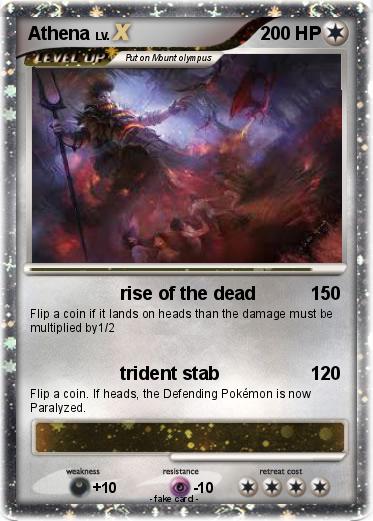 Pokémon Athena 198 198 - rise of the dead - My Pokemon Card