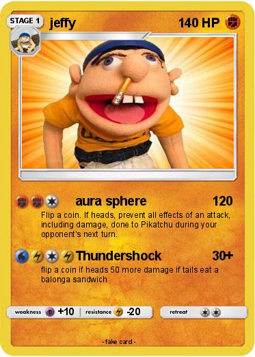 Pokémon jeffy 1104 1104 - aura sphere - My Pokemon Card