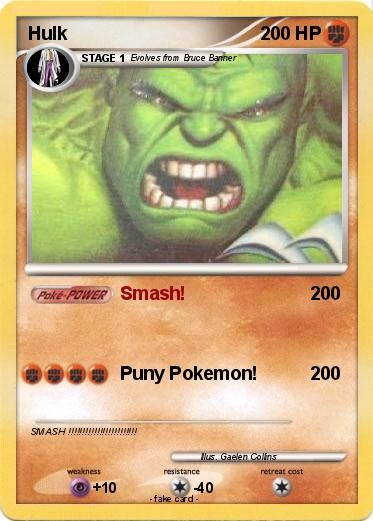Pokémon Hulk 839 839 - Smash! - My Pokemon Card