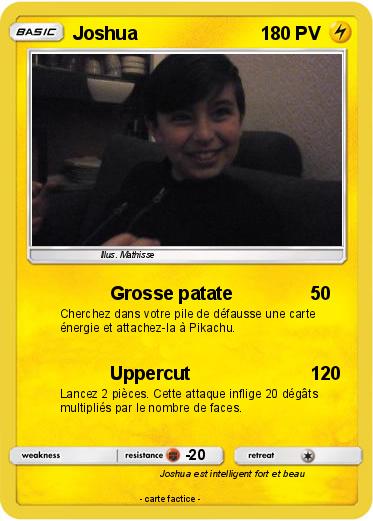 Pokémon Joshua 563 563 - Grosse patate - Ma carte Pokémon