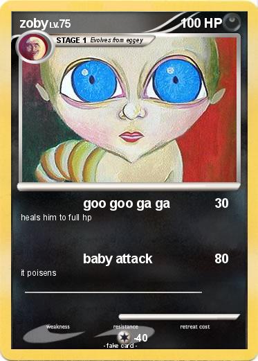 Pokémon zoby - goo goo ga ga - My Pokemon Card