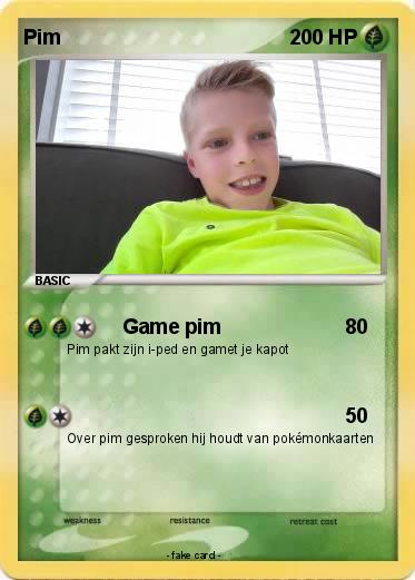 Pokémon Pim 46 46 - Game pim - My Pokemon Card