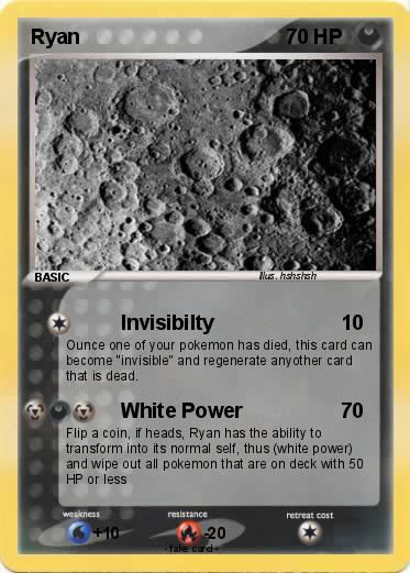 Pokémon Ryan 890 890 - Invisibilty - My Pokemon Card
