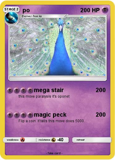 Pokémon 1 127100 127100 - mega stair - My Pokemon Card