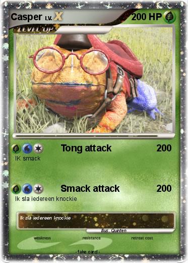 Pokémon Casper 121 121 - Tong attack - My Pokemon Card