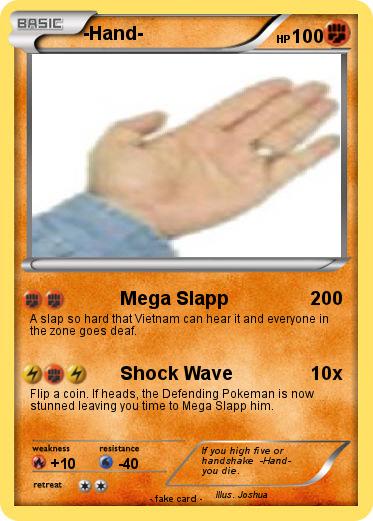 Pokémon Hand 187 187 - Mega Slapp - My Pokemon Card