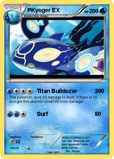 Pokémon PKyoger EX - Titan Bulldozer - My Pokemon Card