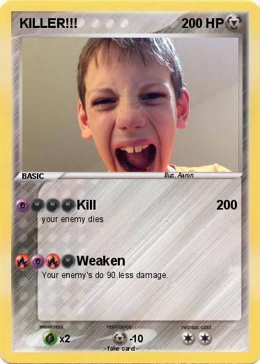 Pokémon KILLER 3821 3821 - Kill - My Pokemon Card