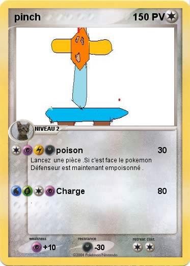 Pokémon pinch - poison - Ma carte Pokémon
