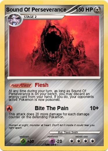 Pokémon Sound Of Perseverance - Flesh - My Pokemon Card
