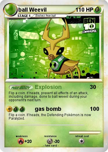 Pokémon ball Weevil 3 3 - Explosion - My Pokemon Card