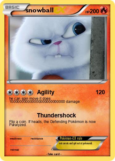 Pokémon snowball 184 184 - Agility - My Pokemon Card