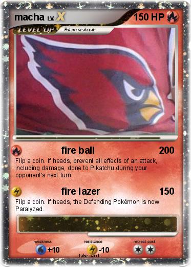 Pokémon macha 5 5 - fire ball - My Pokemon Card
