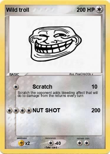 Pokémon Wild troll - Scratch - My Pokemon Card