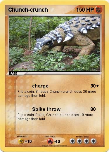 Pokémon Chunch crunch - charge - My Pokemon Card