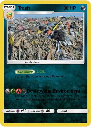 Pokémon Trash 218 218 - LOL - My Pokemon Card