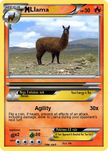 Pokémon Llama 338 338 - Agility - My Pokemon Card