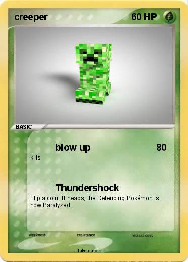 Pokémon creeper 4685 4685 - blow up - My Pokemon Card