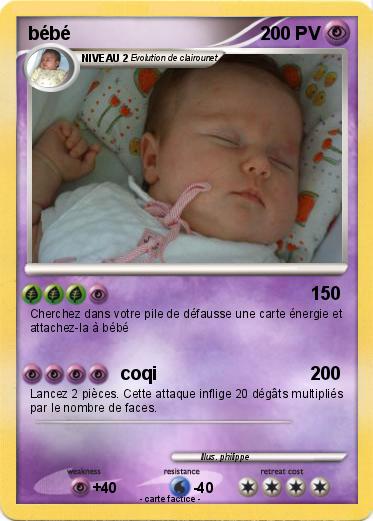 Pokémon bebe 3264 3264 - coqi - Ma carte Pokémon