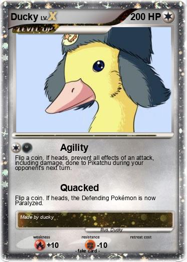 Pokémon Ducky 303 303 - Agility - My Pokemon Card