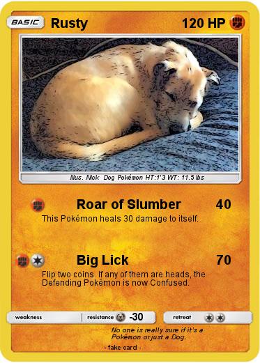 Pokémon Rusty 172 172 - Roar of Slumber - My Pokemon Card