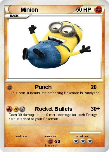 Pokémon Minion 70 70 - Punch - My Pokemon Card