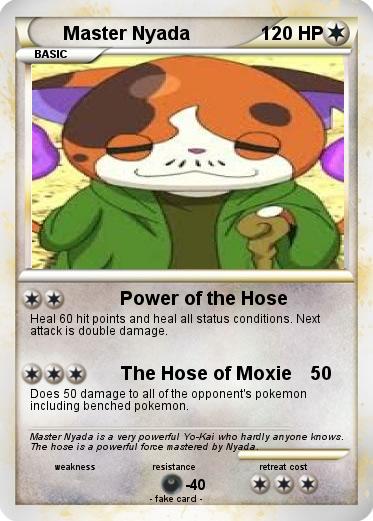 Pokémon Master Nyada 1 1 - Power of the Hose - My Pokemon Card