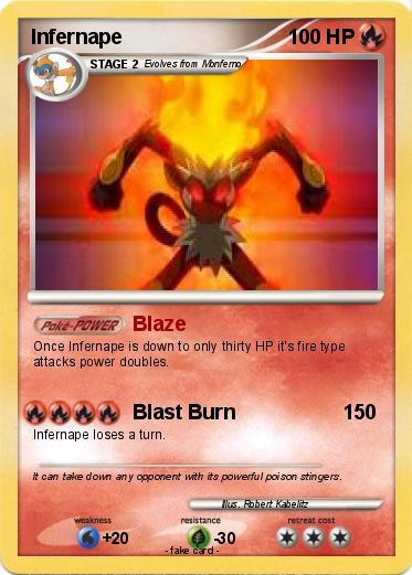 Pokémon Infernape 858 858 - Blaze - My Pokemon Card