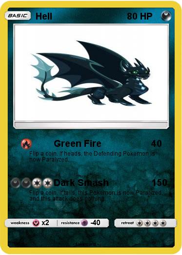 Pokémon Hell 543 543 - Green Fire - My Pokemon Card