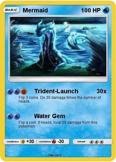 Pokémon Mermaid 130 130 - Trident-Launch - My Pokemon Card