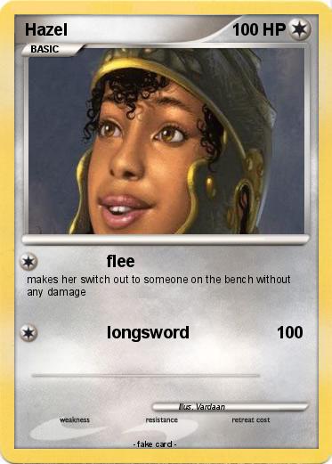 Pokémon Hazel 27 27 - flee - My Pokemon Card