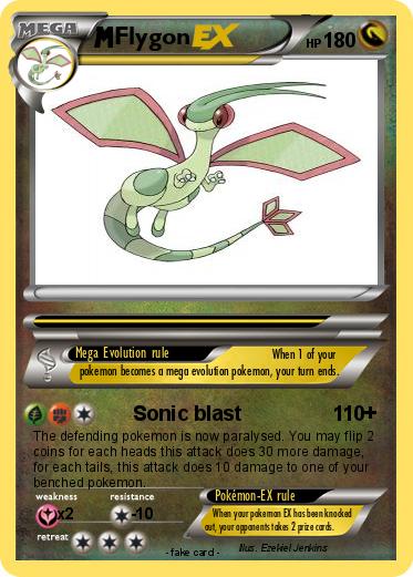 Pokémon Flygon 486 486 - Sonic blast 110+ - My Pokemon Card