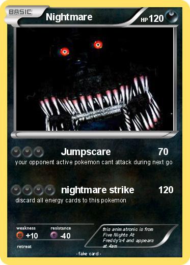 Pokémon Nightmare 1032 1032 - Jumpscare - My Pokemon Card