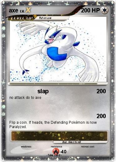 Pokémon axe 54 54 - slap - My Pokemon Card