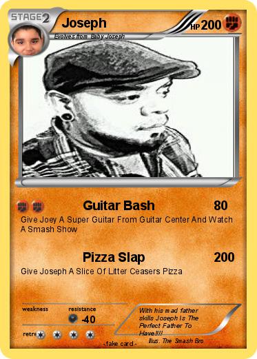 Pokémon Joseph 409 409 - Guitar Bash - My Pokemon Card