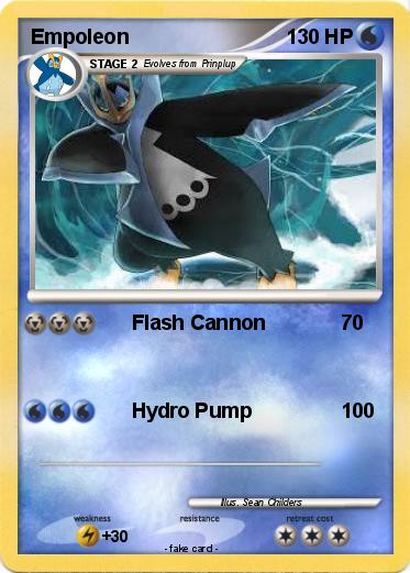 Pokémon Empoleon 731 731 - Flash Cannon - My Pokemon Card