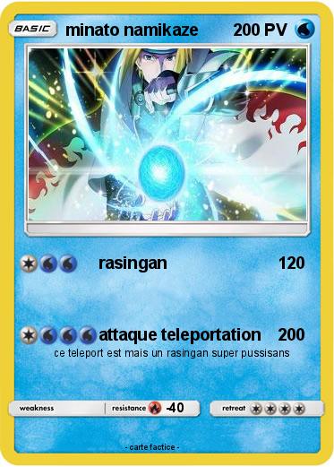 Pokémon minato namikaze 90 90 - rasingan - Ma carte Pokémon