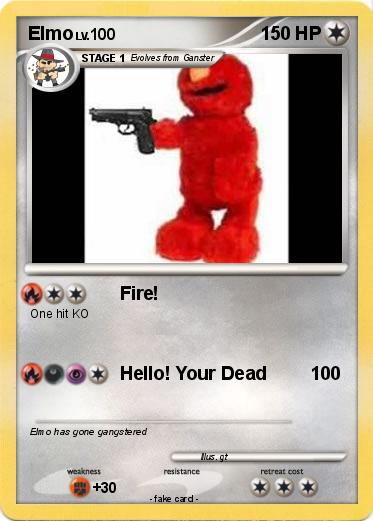 Pokémon Elmo 468 468 - Fire! - My Pokemon Card