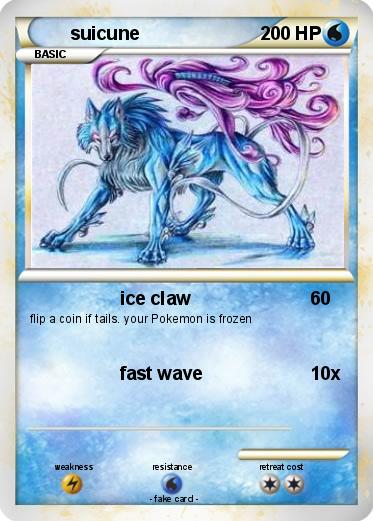 Pokémon suicune 1227 1227 - ice claw - My Pokemon Card
