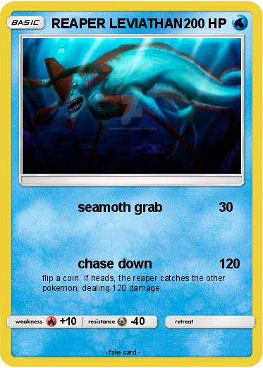 Pokémon REAPER LEVIATHAN 40 40 - seamoth grab - My Pokemon Card