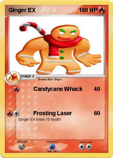 Pokémon Ginger EX 5 5 - Candycane Whack - My Pokemon Card